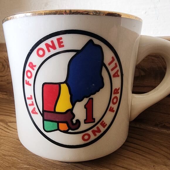 Dining | Vintage Boy Scouts Mug Cup Bsa All For One One For All Please ...